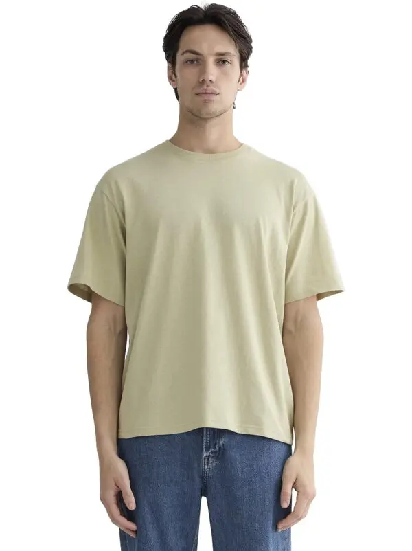 Everlane Premium-weight Crew Neck Tshirt - Uniform | Eucalyptus